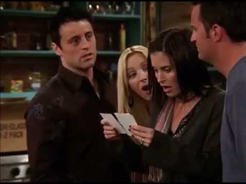 Friends season 10 episode 16-Chandler found who owns the handcuffs