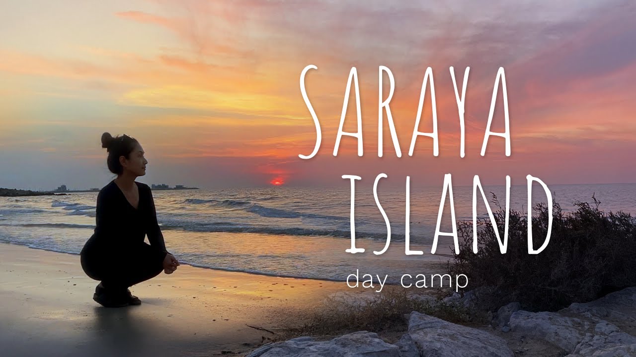 Day Camping Adventure at Saraya Island, Ras Al Khaima - YouTube