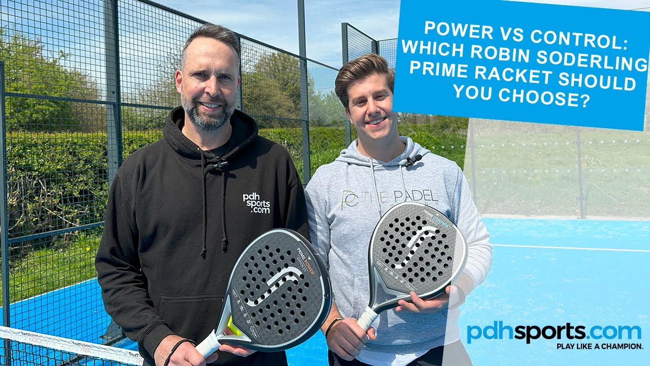 Robin Soderling Prime Power and Prime Control padel rackets reviewed by ...