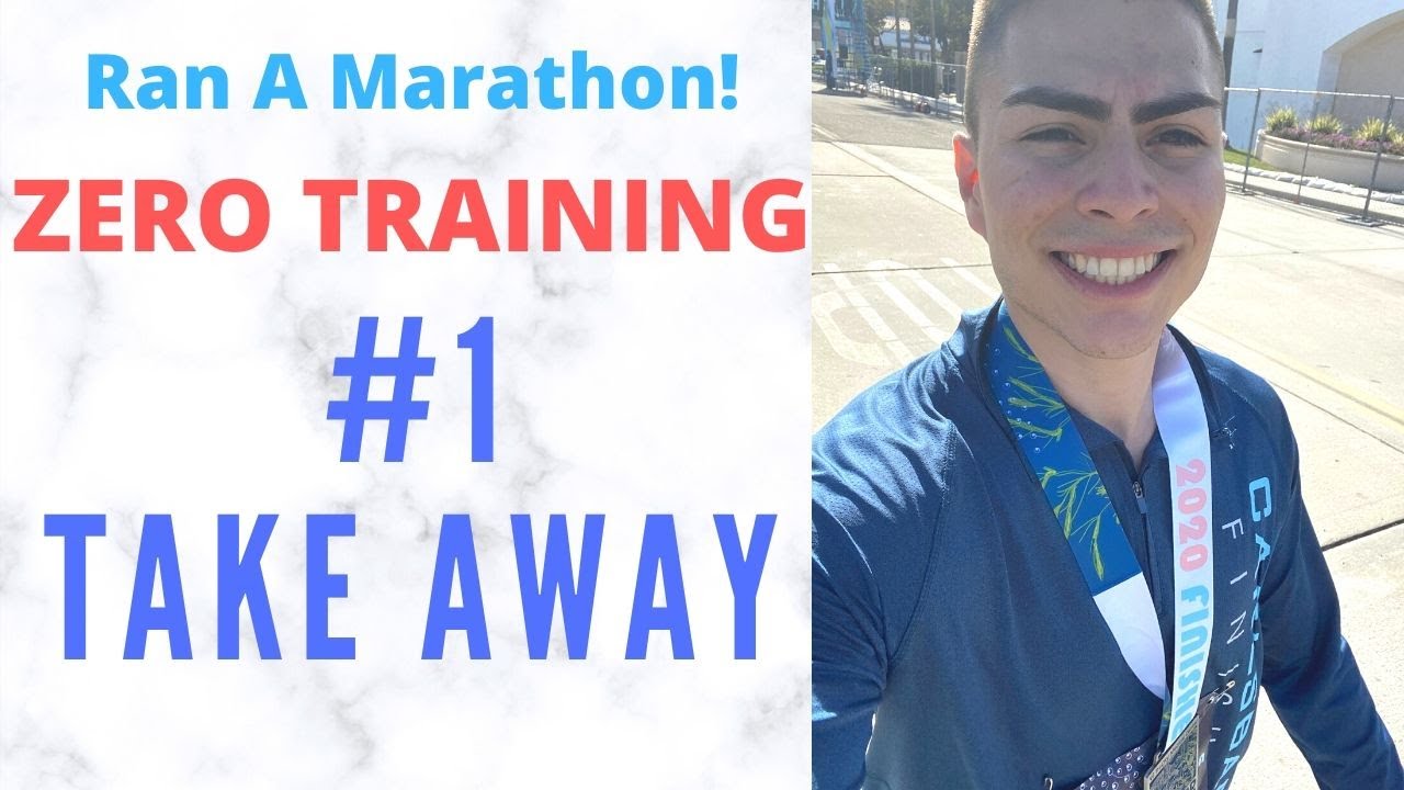 Ran A Marathon with Zero Training - YouTube