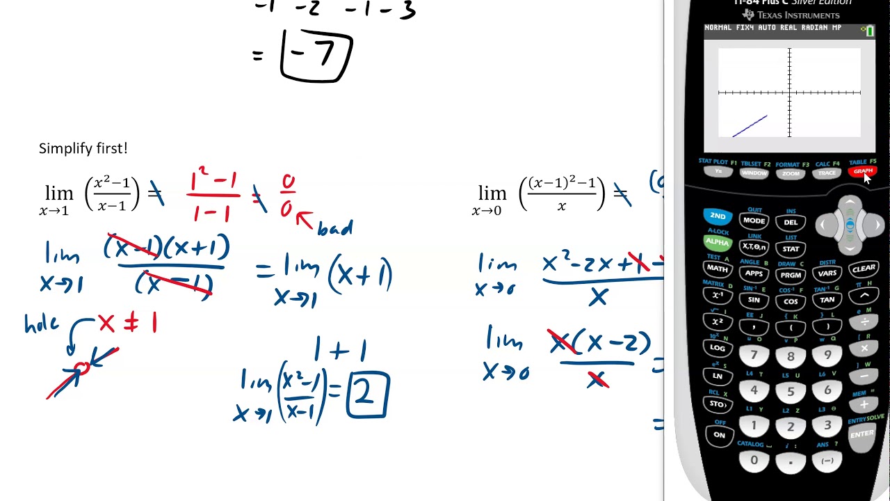 1 6 b Limits Tricks Direct Substitution Proprty - YouTube