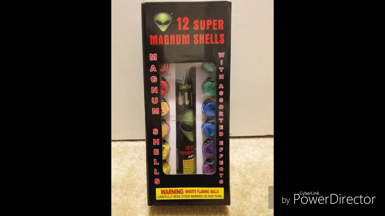 Alien Limited Edition Super Magnum Shells (Firework) - YouTube