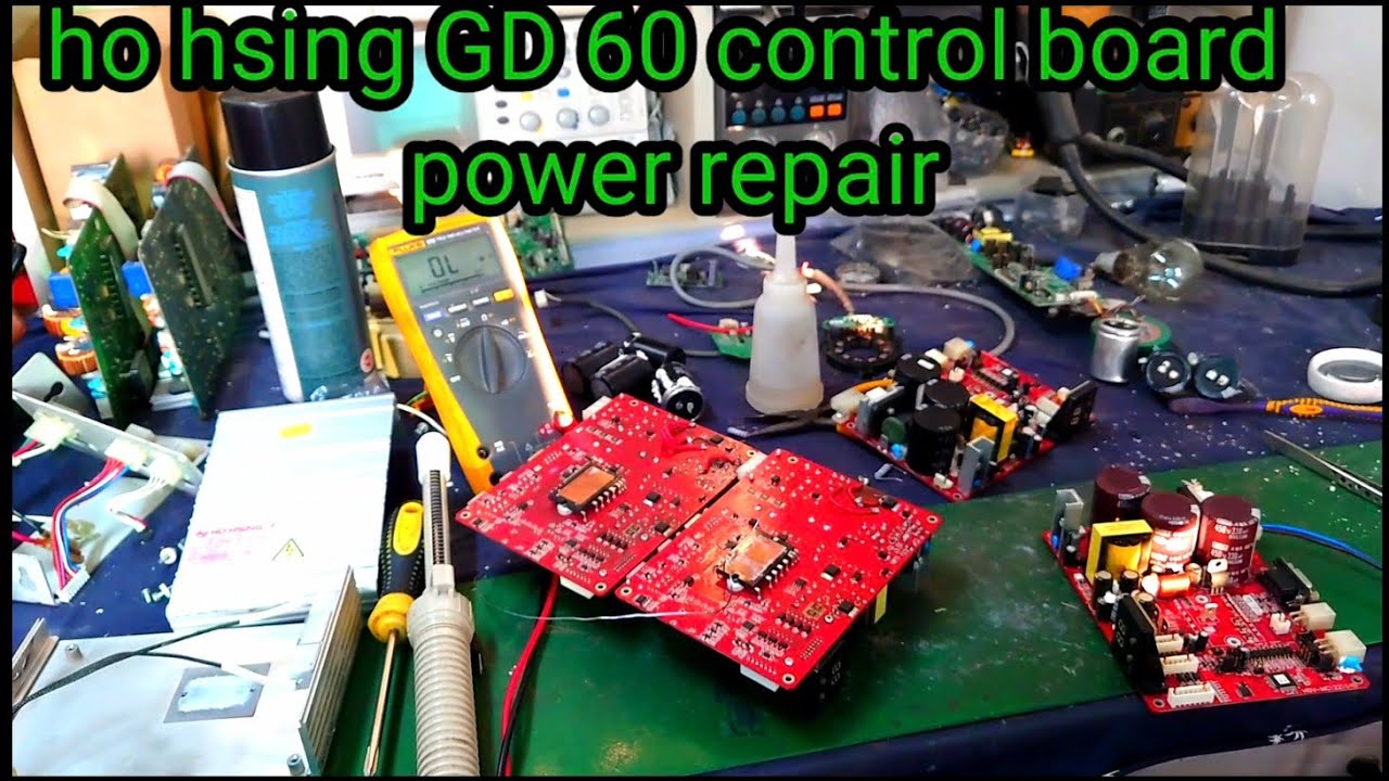 ho hsing GD 60 control board power repair/ GD 60 board repair - YouTube