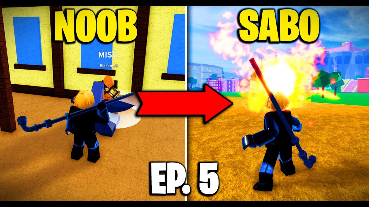SABO LLEGA AL SEGUNDO OCÉANO CON PIPE MEJORADA🏯🔥 DE NOOB a SABO BLOX ...
