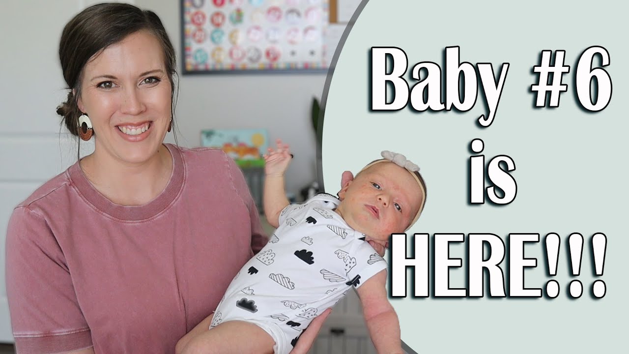Introducing Baby #6 | Name Reveal & Natural Birth Story - YouTube