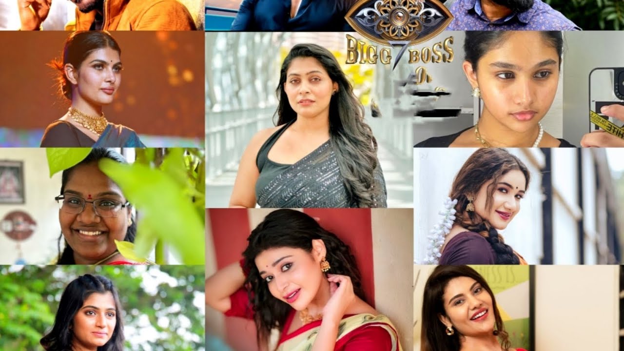 Bigg boss season 7 tamil contestants full final list Revealed 👉🏼Kamal ...