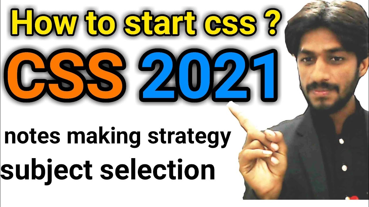 how to start css || Css exam in Pakistan | subject selection and notes ...
