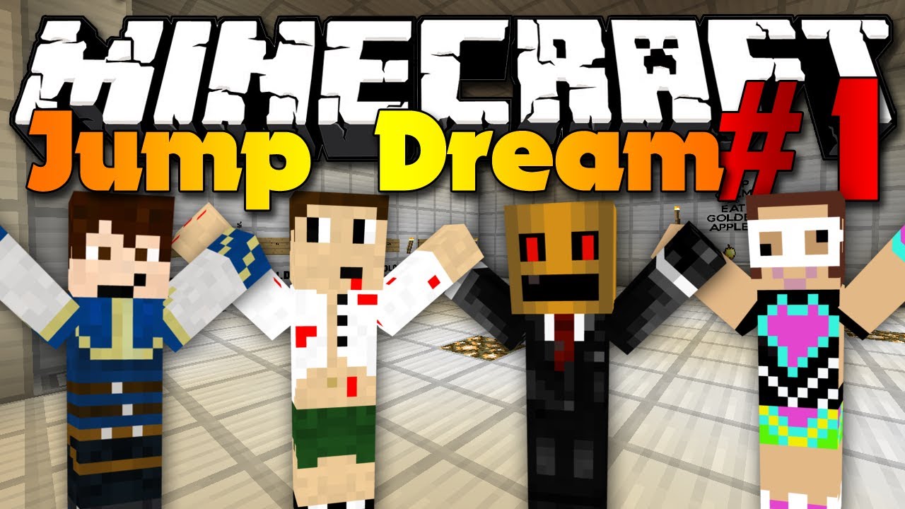 Minecraft: Jump Dream Map w/GAgamecast & Znaka & RPGames - YouTube