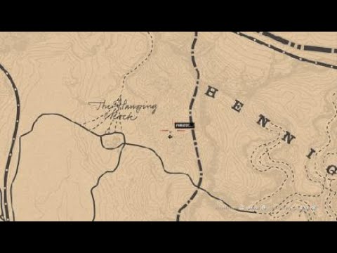 Red Dead Redemption 2 Online: Hanging Rock Treasure Map (Lvl 80) - YouTube