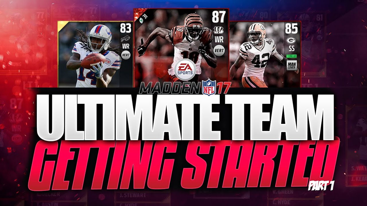 Madden 17 Ultimate Team Part 1 "Getting Started" - YouTube
