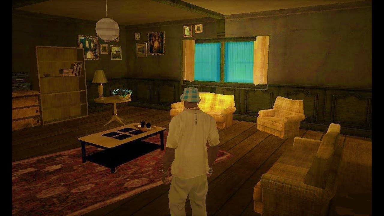 GTA San Andreas Realistic Interior Mod - YouTube