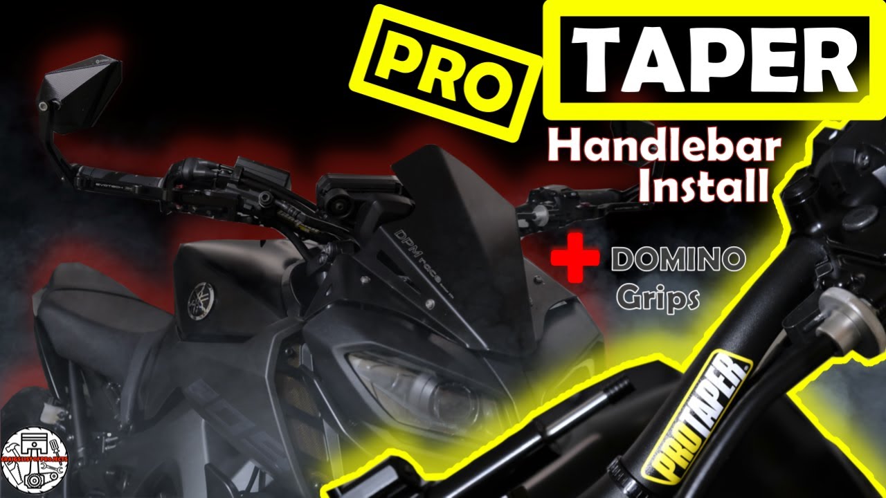 MT09 | FZ09 | PROTAPER Bar + Grip Install - YouTube