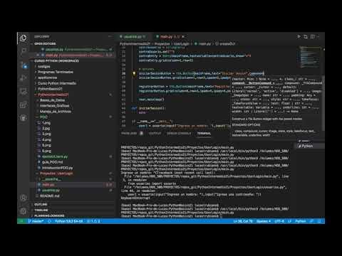 Login Usuarios (POO - Tkinter) con Python - Parte 3 - YouTube