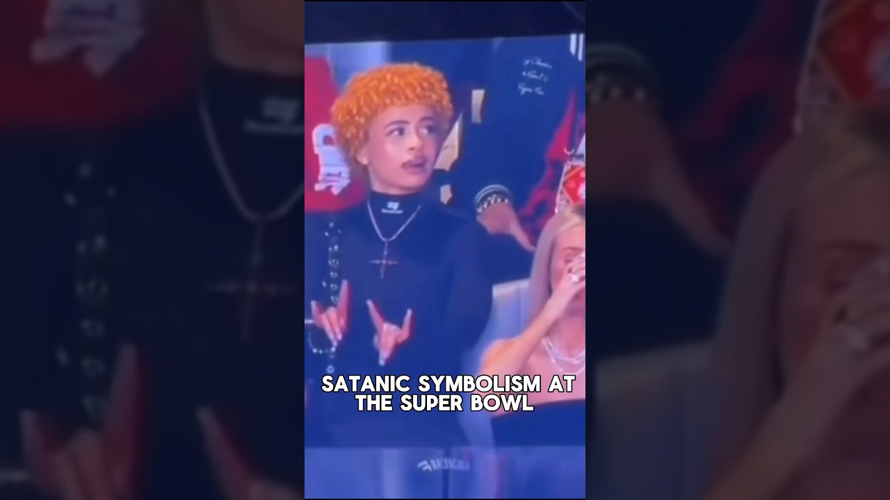 Satanic Symbolism at the Super Bowl. Did Ice spice sell her soul? # ...