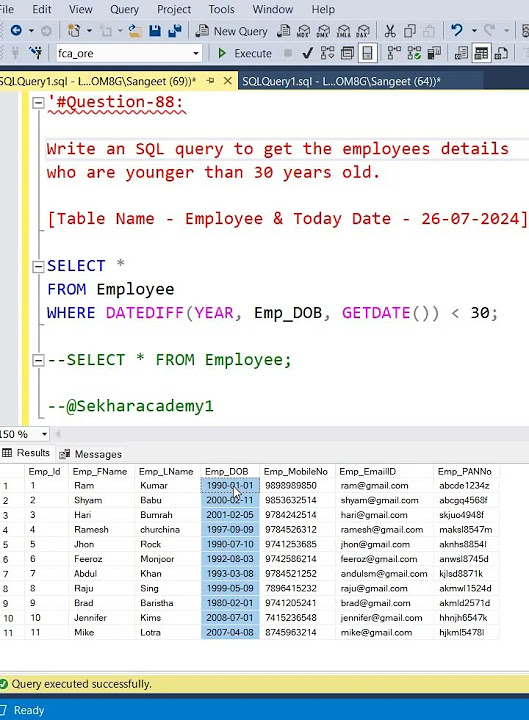 Sql Interview Question 88 Sql Mysql Oracle Interview Shorts Reels Coding