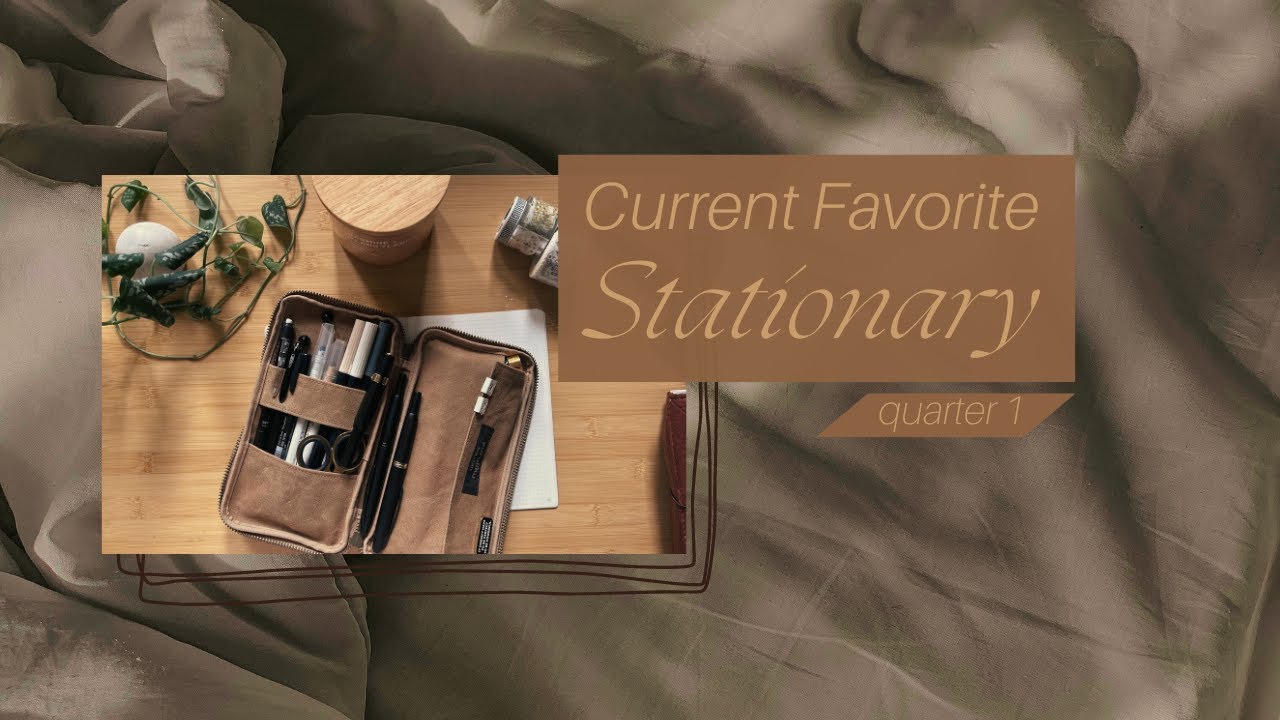 Current Stationery Favorites - YouTube