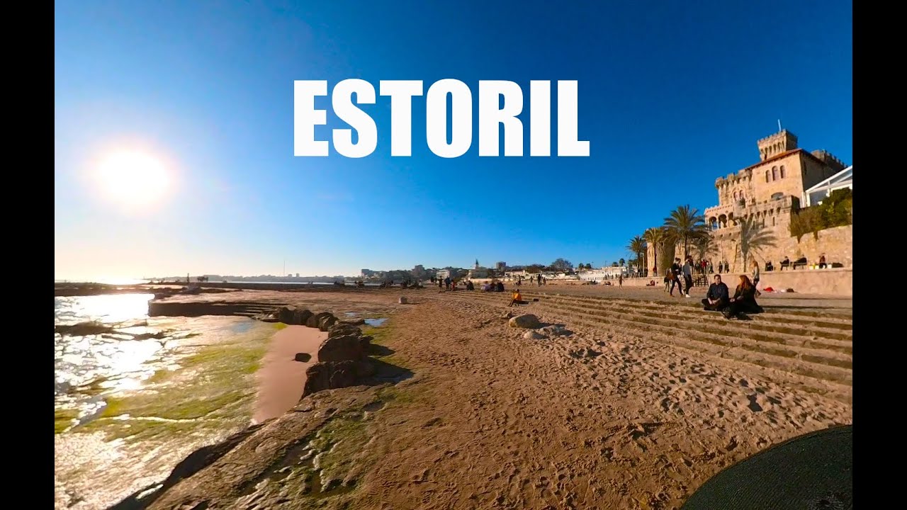 Tamariz Beach, Golden Sand and Seawater Swimming Pool - YouTube