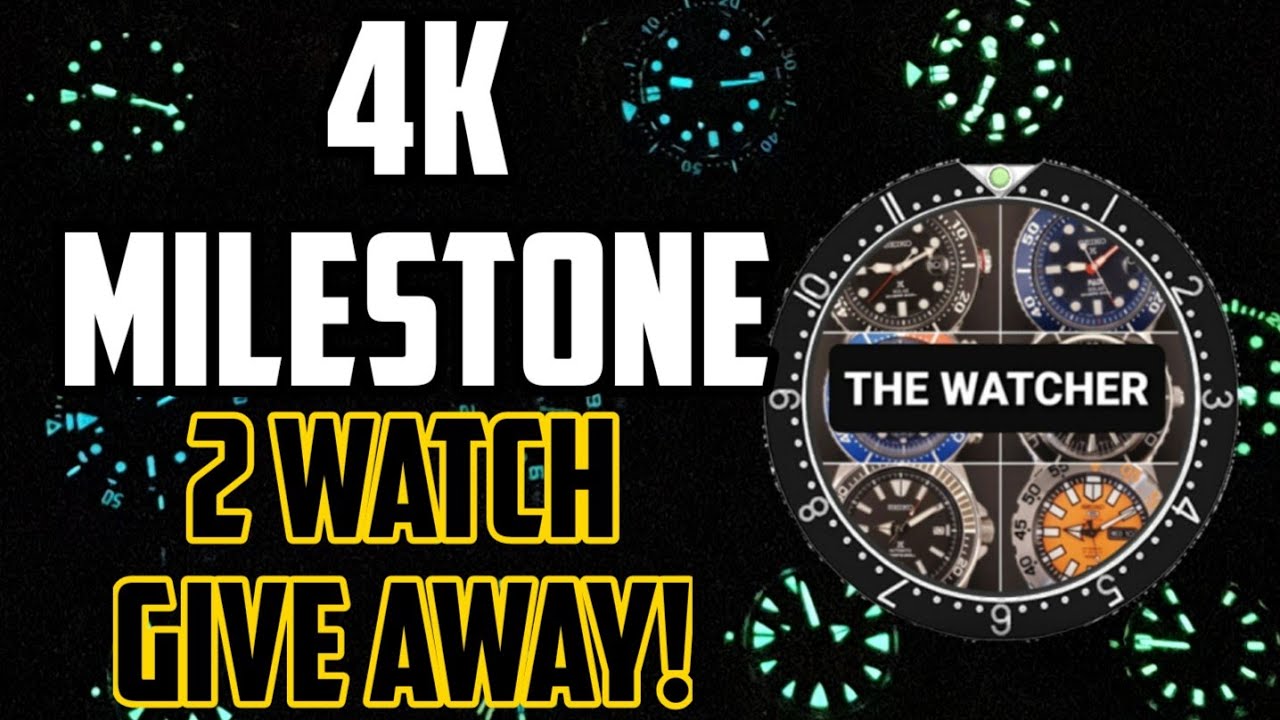 ⭐⭐Now closed! ⭐4K subscriber Giveaway!! Game time!! 2x Watches to go! ⭐ ...