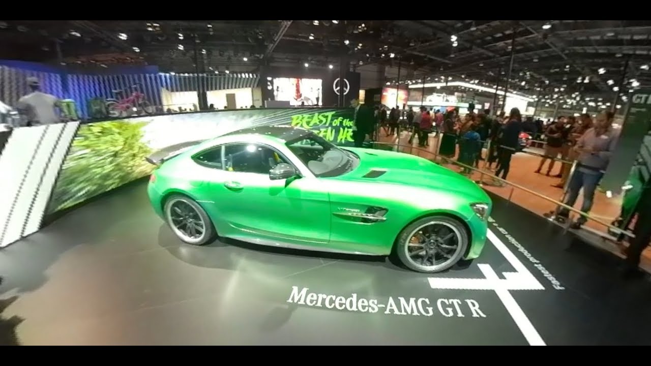 Mercedes AMG GT R : 360 look around : PowerDrift - YouTube