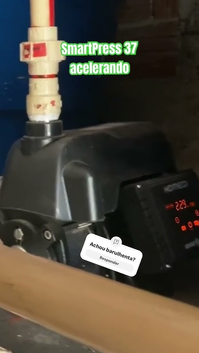 Pressurizador SmartPress 37 @komecobrasil em funcionamento. - YouTube