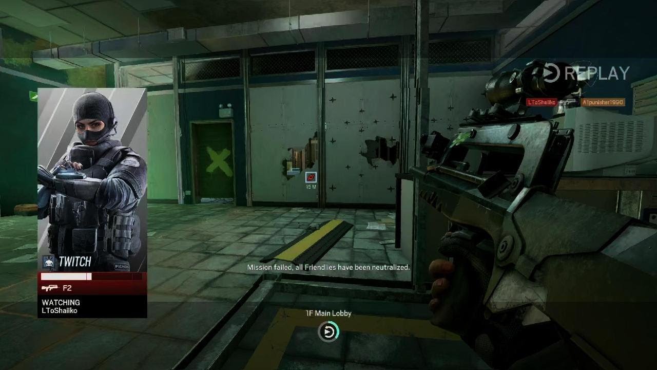 R6 Siege Kapkan 1V5 On Border - YouTube