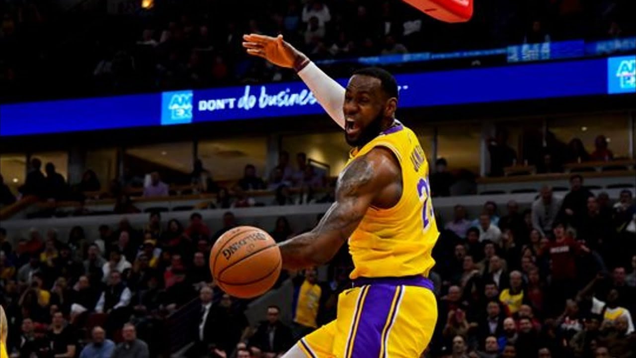 LeBron Reverse Lob Off Glass and Ground! 2018-19 NBA Season - YouTube