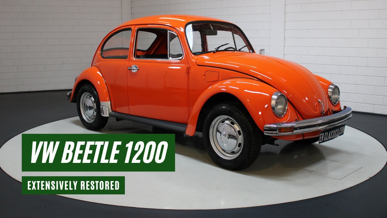 VW Beetle 1200 | Extensively restored | 1973 -VIDEO- www.ERclassics.com ...
