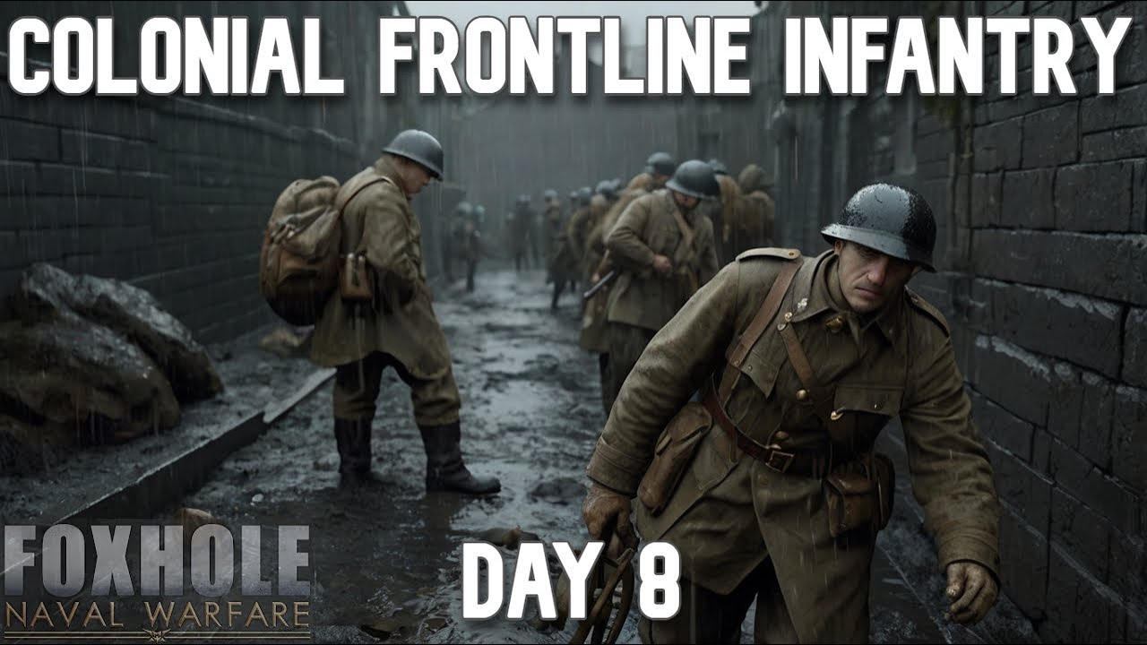 Foxhole War 114 | Day 8 | Colonial Frontline Infantry - YouTube