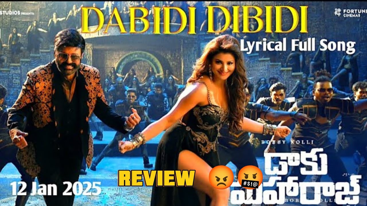 DABIDI DABIDI SONG review 🤬 || balakrishna || urvashi rautela || Bobby ...