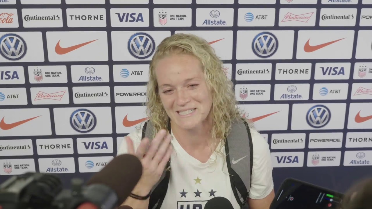 Kristen Hamilton in her first game with USWNT - YouTube