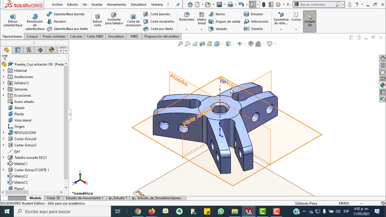 ENTORNO DE SOLIDWORKS - YouTube