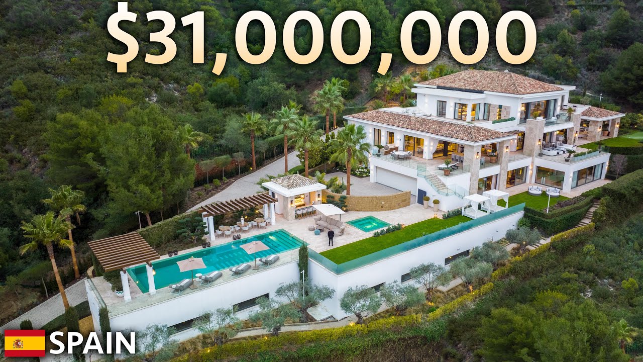 Inside a $31,000,000 ULTRA Luxurious Spanish Mega Mansion With Sea ...