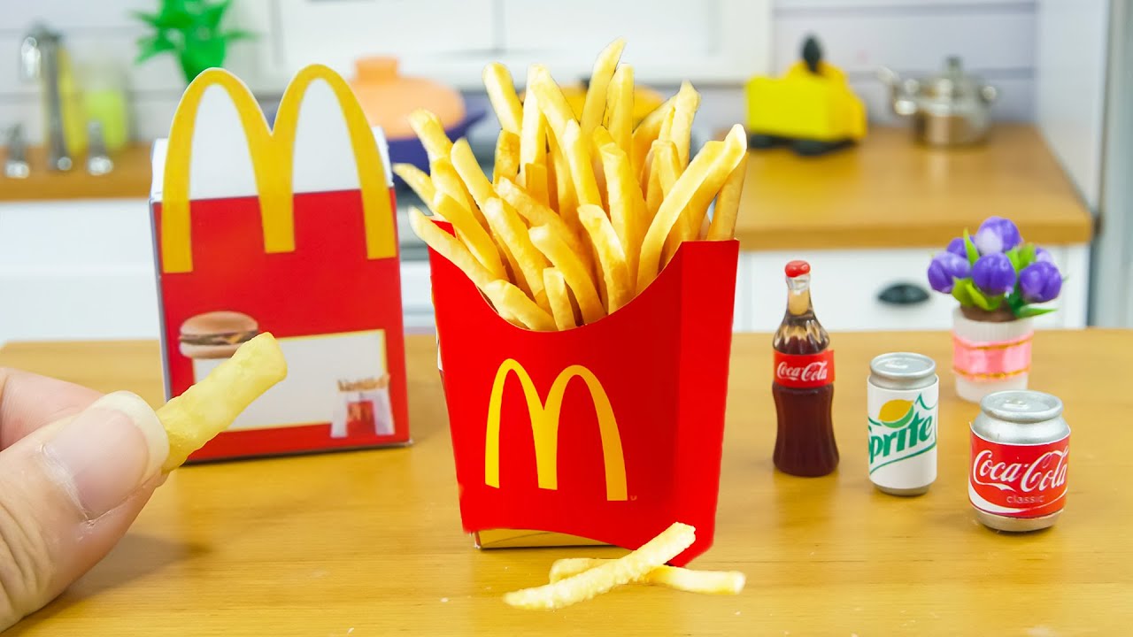 Satisfying Yummy Cooking Mini Food Video | Miniature McDonald's French ...