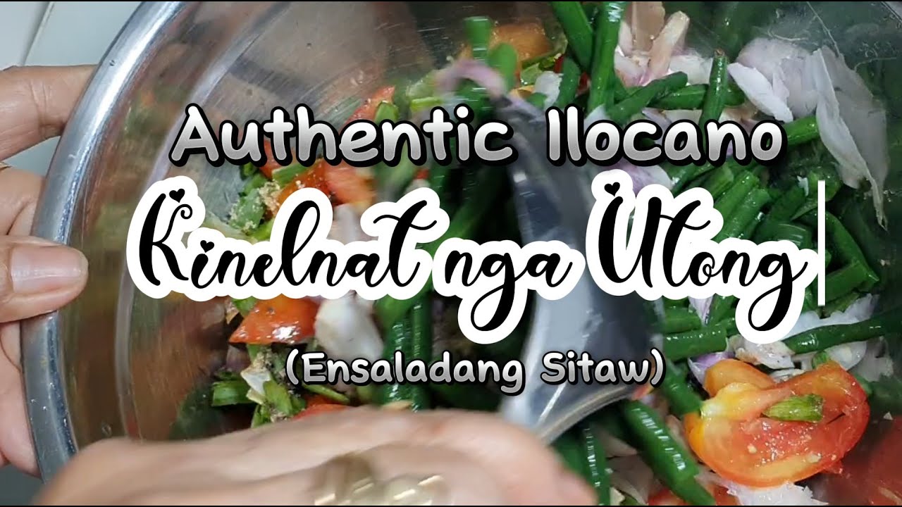 AUTHENTIC ILOKANO LOW CARB RECIPE Ensaladang Sitaw | String Beans Salad ...