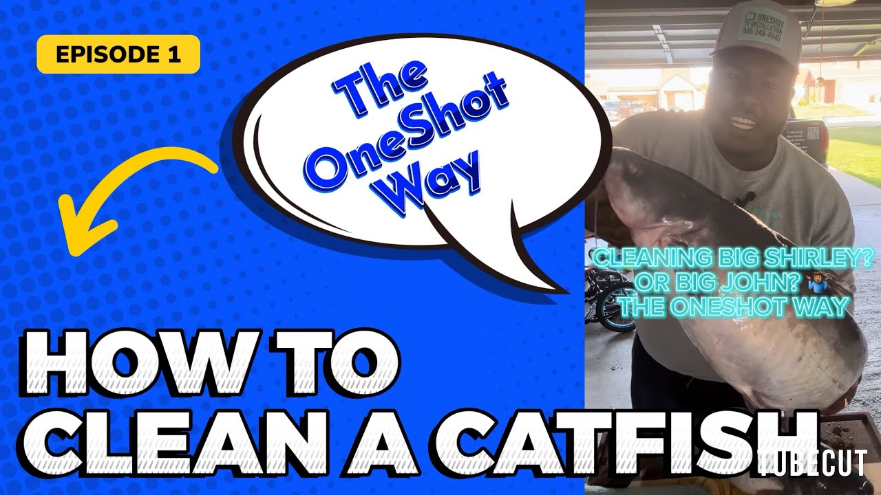 How to clean a catfish The OneShot Way - YouTube