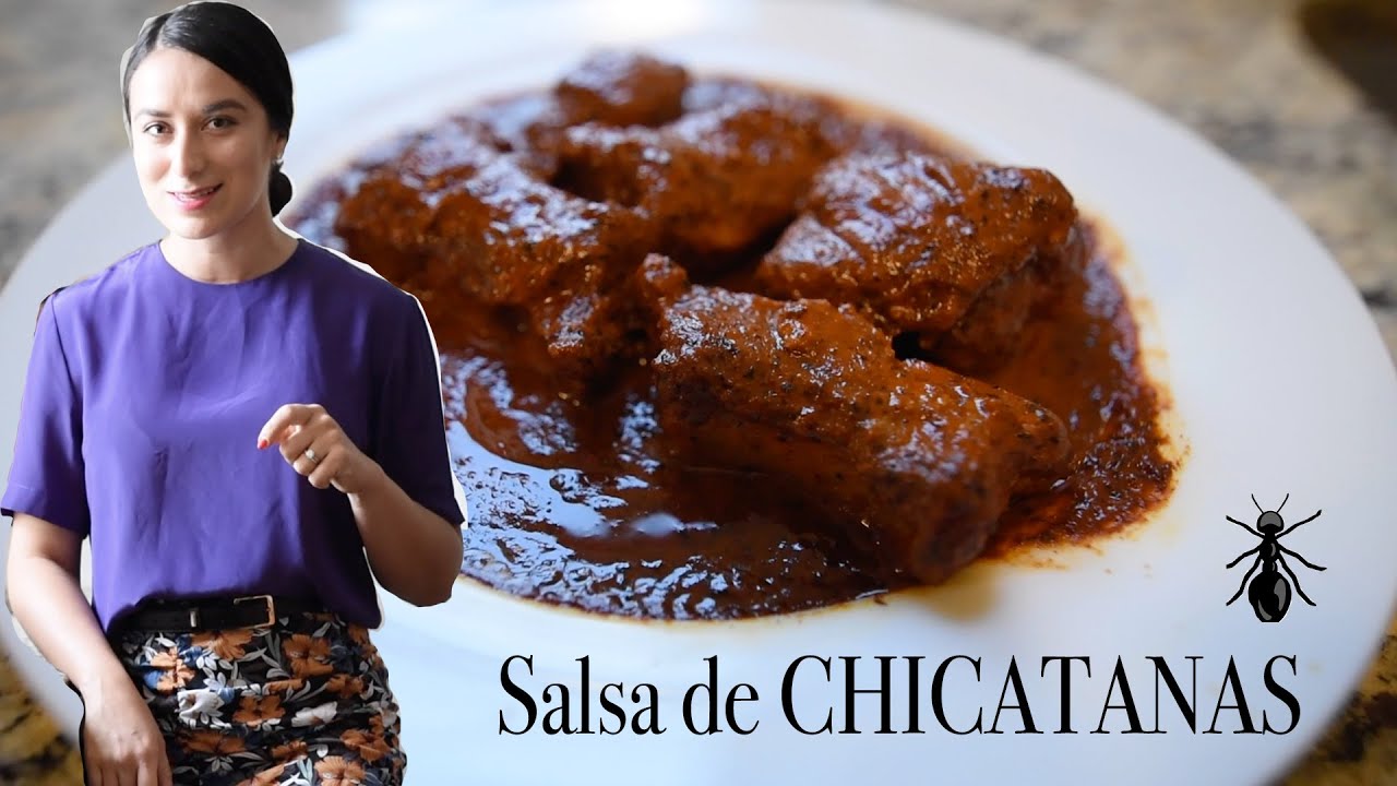 Costilla de puerco en salsa de chicatanas - YouTube