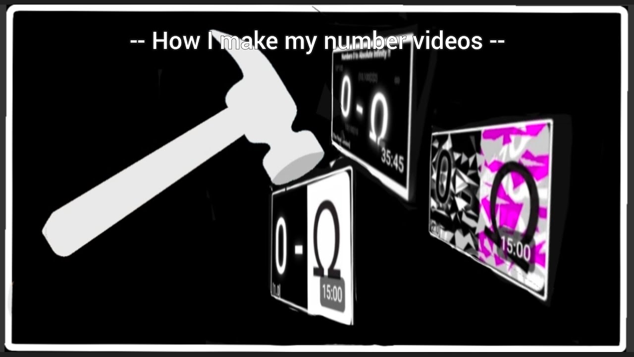 How I make my number videos - YouTube
