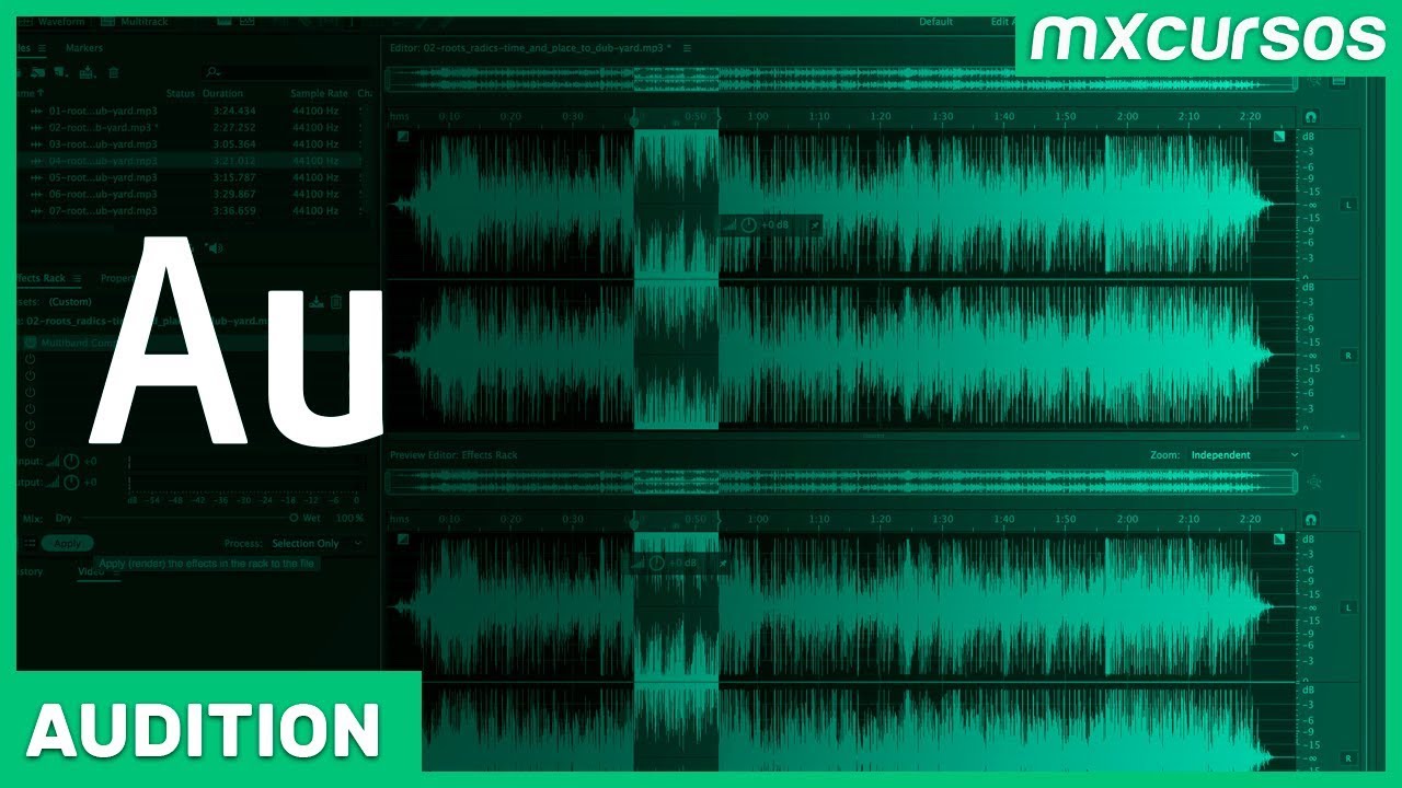 Curso de Audition CC Completo | MX Cursos - YouTube