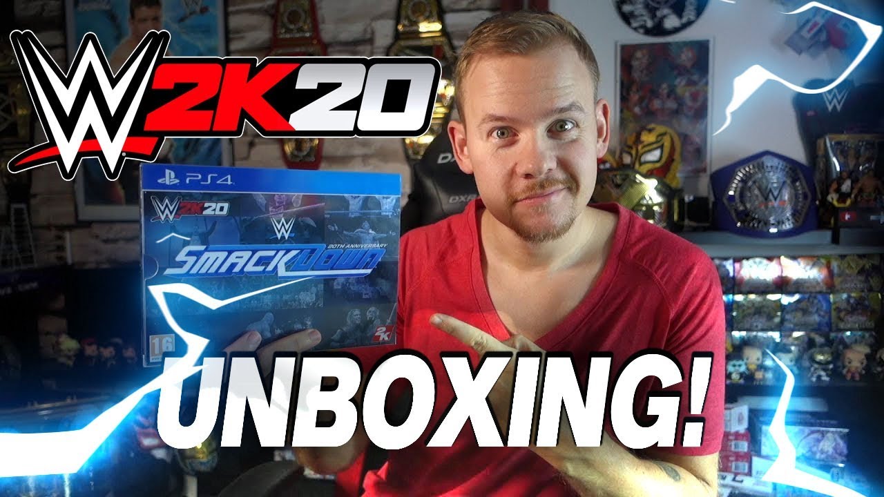 WWE 2K20 SmackDown! 20th Anniversary Collector's Edition UNBOXING - YouTube