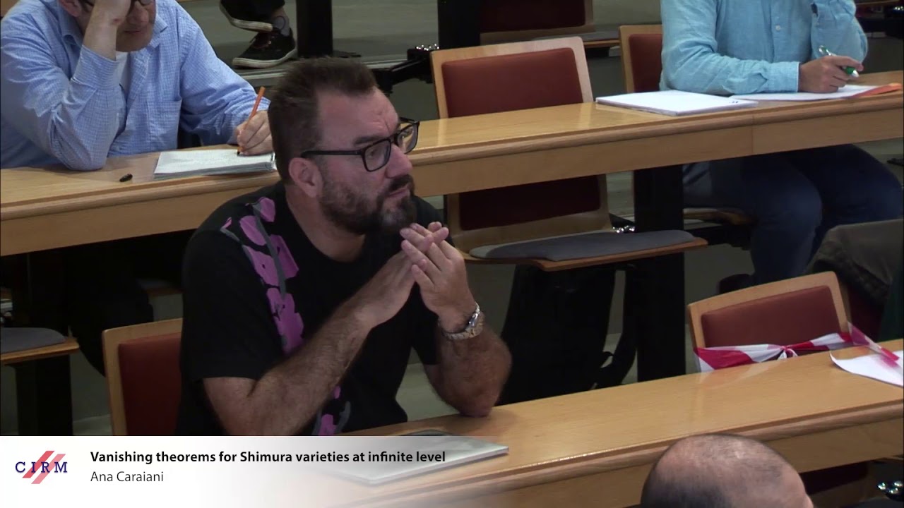 Ana Caraiani: Vanishing theorems for Shimura varieties at infinite ...