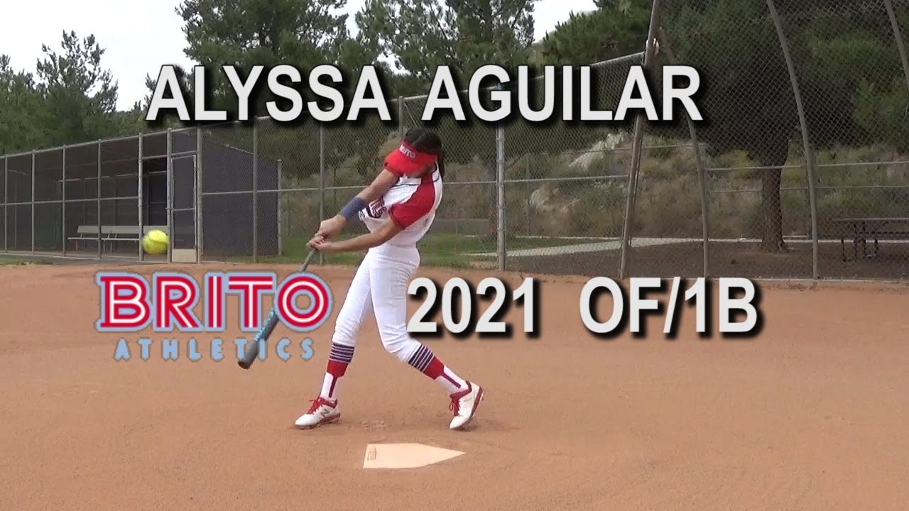 2021 Alyssa Aguilar Outfield and First Base Softball Skills Video - YouTube