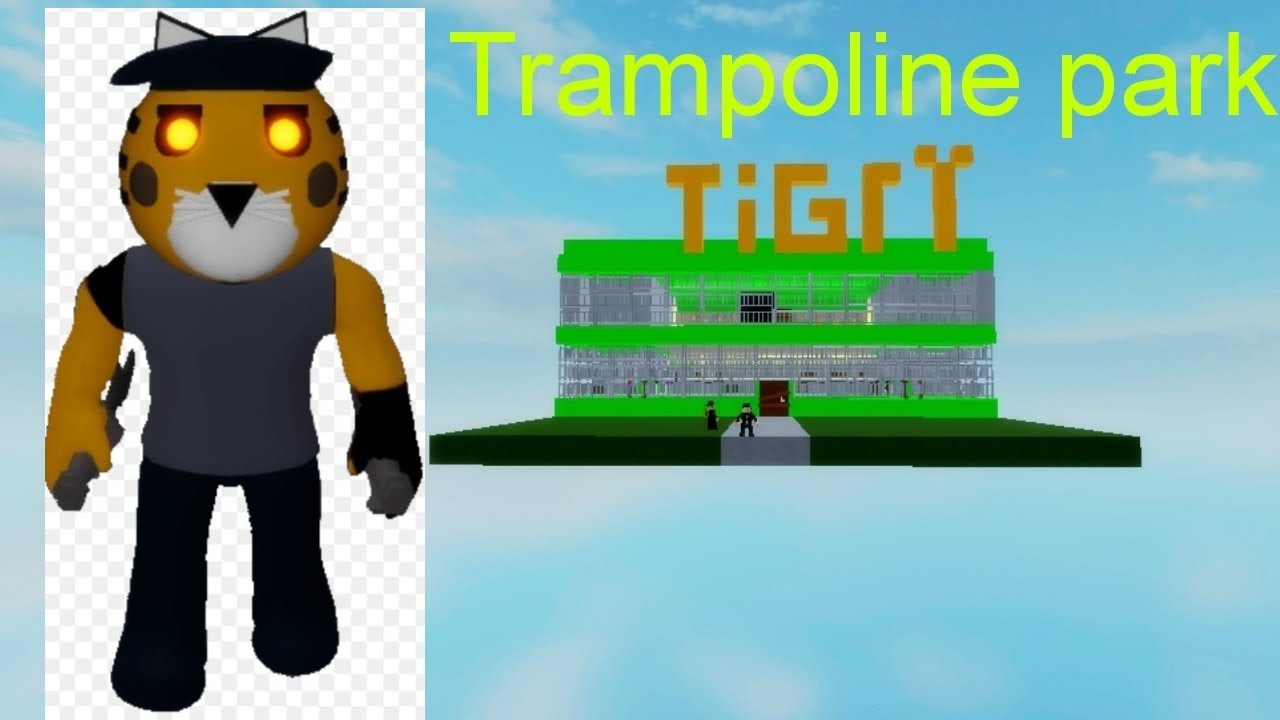 Tigry (Uniform) Trampoline Park (Piggy build mode) - YouTube