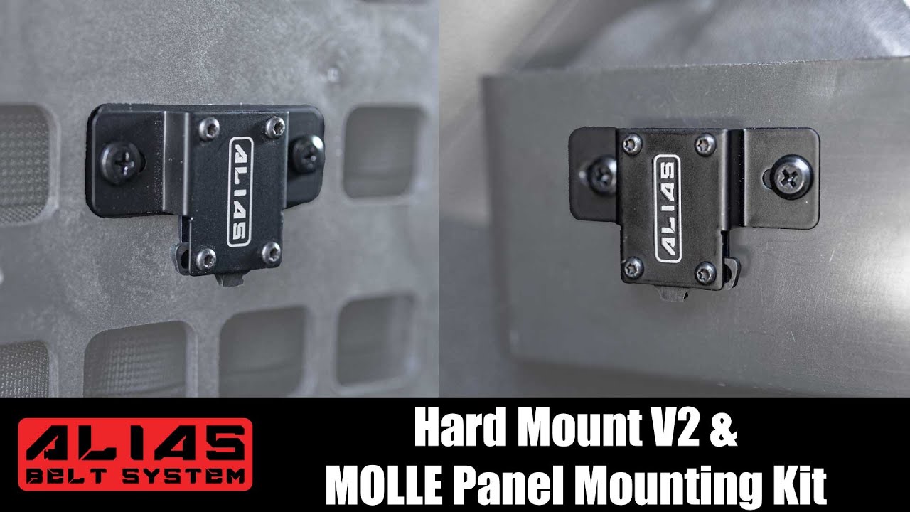 Alias V2 Hard Mount & MOLLE Panel Kit - YouTube