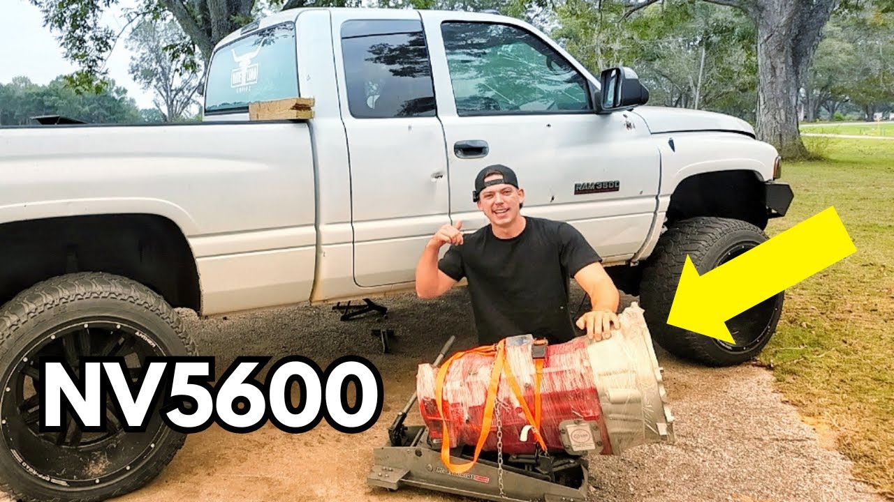 The Fresh Rebuilt Nv5600 is FINALLY going into MY CUMMINS! - YouTube