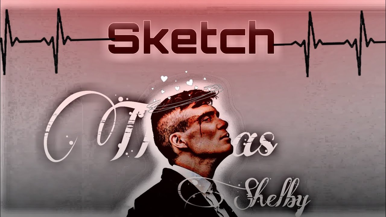 Thomas Shelby Sketch || Peaky blinder || line with deepak #youtube ...