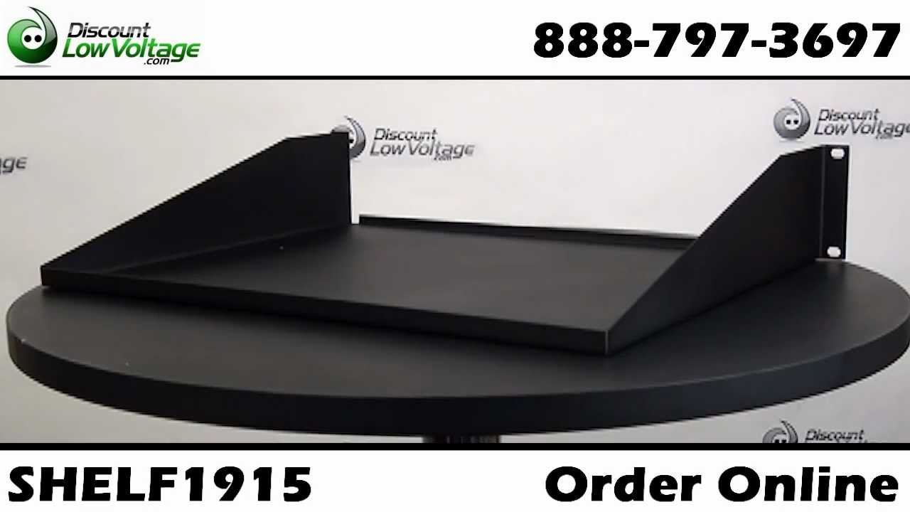 Data Rack Shelf | 19" x 15" | Discount-Low-Voltage.com - YouTube