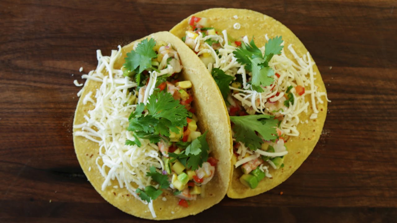Shrimp Ceviche Tacos - YouTube