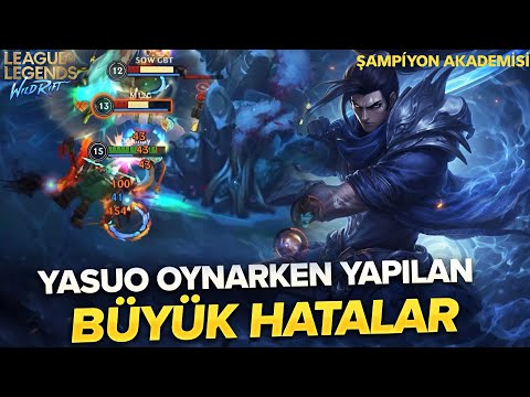 YASUO’YU HER ZAMAN ÇALIŞTIR! | şampiyon akademisi | yüksek elo
