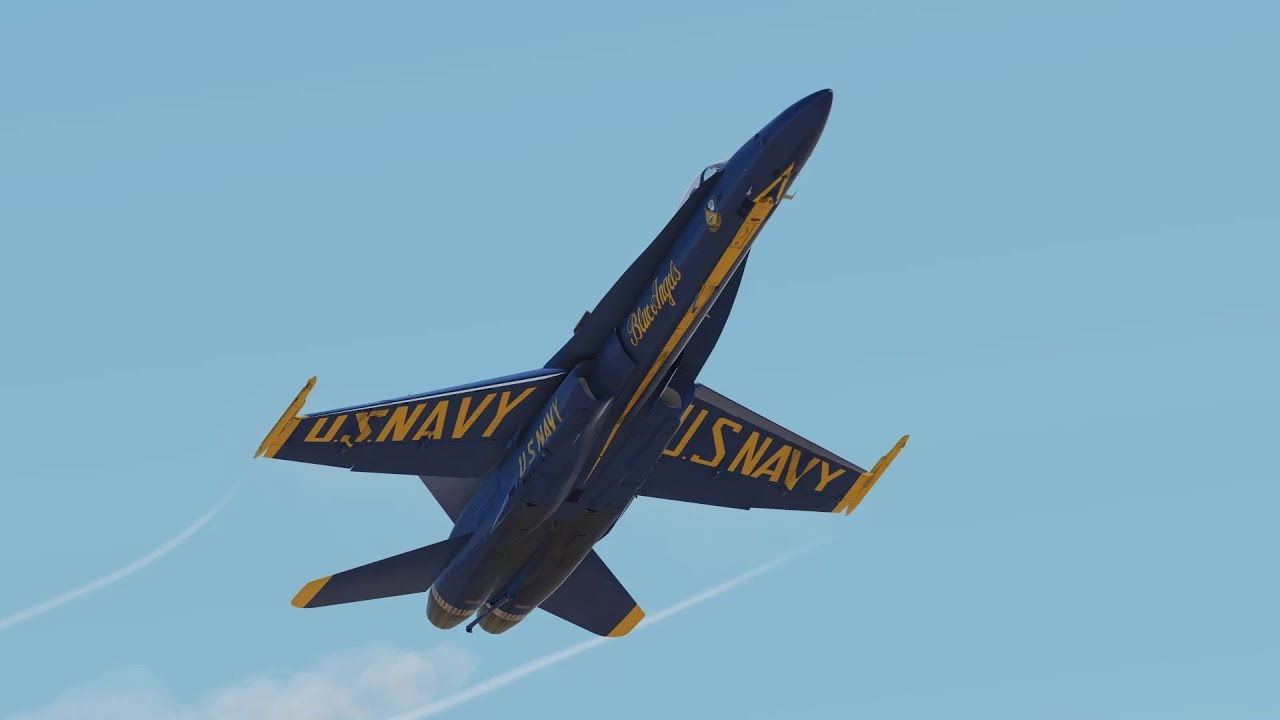 DCS Blue Angels #6 Single ship demo - YouTube