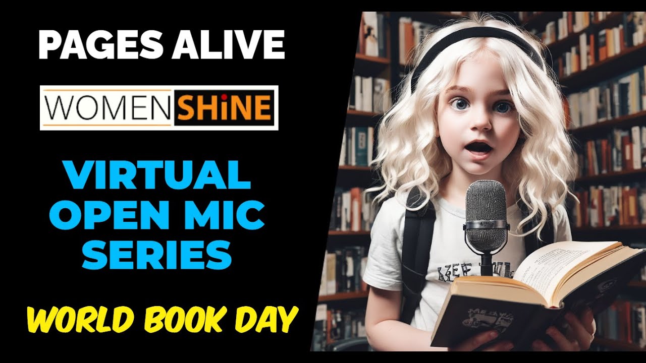 Pages Alive | Virtual Open Mic Series | World Book day - YouTube
